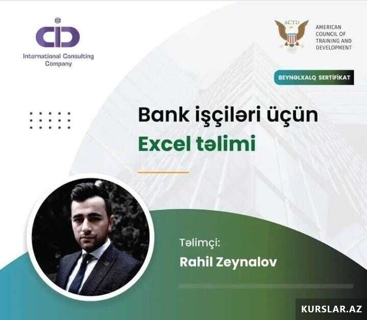 Universal excel istifadəçisi təliminə 40% endirim
