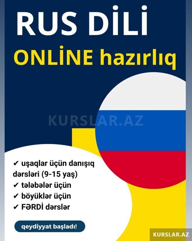 Online Rus Dili Dərsləri - KURSLAR.AZ